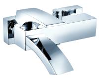 China Modern Wall Mounted Shower Mixer Faucet Brass Material T8691 for sale