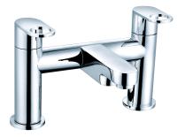 China Double Handle Basin Mixer Faucet For Contemporary Home T8734 for sale