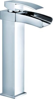 China Chrome Finish Ceramic Valve Type Basin Mixer Faucet For Bath T8772AL for sale