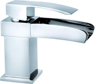 China Ceramic Valve Type Basin Mixer Faucet Brass Material For Bathroom T8772ANW for sale