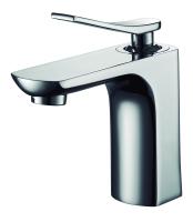 China Chrome Finish Single Handle Basin Mixer Faucet For Stylish Bathroom T9162W for sale