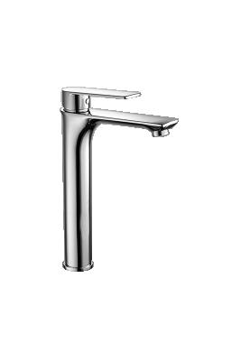 China Chrome Finish High Brass Mixer Basin Faucet For Modern Bath Room T9392L for sale