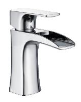 China Stylish Chrome Finish Brass Basin Faucet for Elegant Modern Bathroom Design T9392W for sale