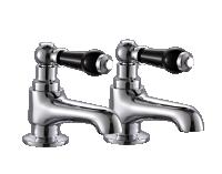 China Contemporary Bathroom Mixer Faucet Brass Chrome Finish T8042B for sale