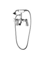China Double Handles Bath Shower Mixer Faucet For Sophisticated Bathroom T8046N for sale