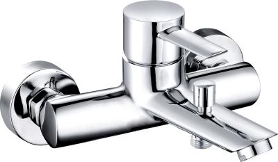 China Single Handle Wall Mounted Shower Mixer Faucet In Contemporary Style T8821A for sale