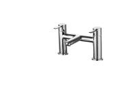 China Brass Bath Shower Mixer Faucet Double Handles For Bathroom T8824 for sale