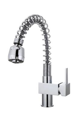 China Brass Kitchen Mixer Faucet With Single Handle To Kitchen T81095A for sale