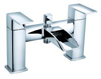 China Double Handle Bath Shower Mixer with Chrome Finish Style T8851 for sale