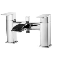 China Double Handle Bath Shower Mixer with Chrome Finish Style T8851 for sale