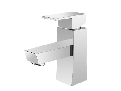 China Brass Basin Mixer Faucet for Elegant and Functional Bathroom Design T8842MW for sale
