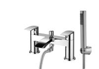 China Chrome Finish Bath Shower Mixer Faucet with Modern and Elegant Ceramic Valve T8881A for sale