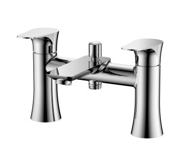 China Brass Bath Shower Mixer with Chrome Finish and 3 Years Warranty for Bathroom Usage at 0.5-3.0 Bar Pressure for sale