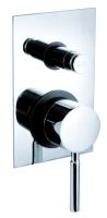 China Modern Handle Style Concealed Basin Mixer in Chrome for Performance T8962 for sale