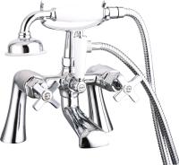 China Smooth and Consistent Water Flow Double Handle Bath Shower Mixer Faucet T9046 for sale