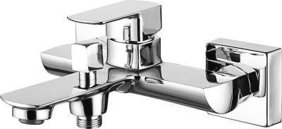 China Brass Wall Mounted Shower Mixer Single Handle Corrosion Resistant Material Extends Product T9051A for sale