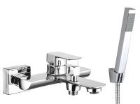 China Brass Wall Mounted Shower Mixer Single Handle Corrosion Resistant Material Extends Product T9051A for sale