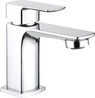 China Chrome Finish Basin Mixer Faucet Single Handle Easy Installation Suitable T9052MW for sale