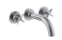 China Wall Mounted Shower Mixer Faucet Body Design Ideal for Modern Bathroom T9097B for sale
