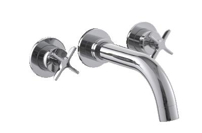 China Wall Mounted Shower Mixer Faucet Body Design Ideal for Modern Bathroom T9097B for sale