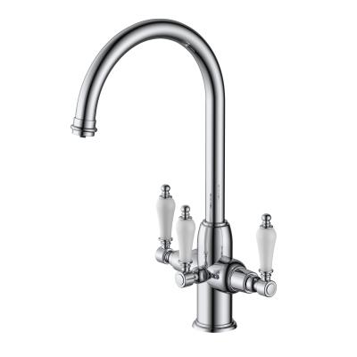 China Brass Kitchen Mixer Faucet Easy Installation Modern Style T91035 for sale