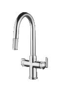 China Brass Kitchen Mixer Faucet Single Handle Corrosion Resistant T91070 for sale