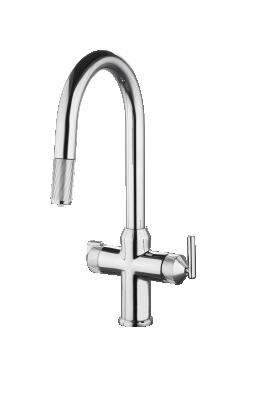 China Brass Kitchen Mixer Faucet Single Handle Corrosion Resistant T91070 for sale