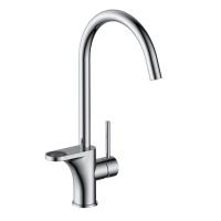 China Chrome Single Kitchen Mixer Faucet Durable Stylish Easy Installation T91094 for sale