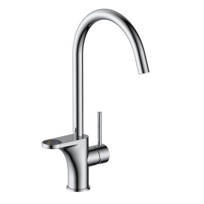 China Chrome Single Kitchen Mixer Faucet Durable Stylish Easy Installation T91094 for sale
