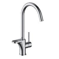 China Chrome Single Kitchen Mixer Faucet Durable Stylish Easy Installation T91094 for sale