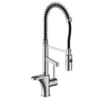 China Brass Kitchen Mixer Faucet Durable Solid Brass Body Single Lever Handle T91099 for sale