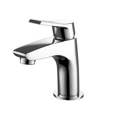 China Basin Mixer Faucet Single Handle Compact Design Suitable for Bathroom T9112W for sale