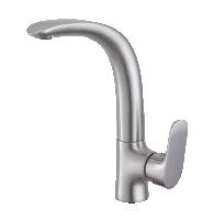 China Chrome Kitchen Mixer Faucet Single Handle Easy To Install Suitable T93011 for sale