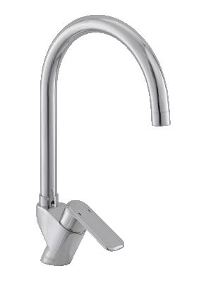 China Chrome Kitchen Mixer Faucet Easy Installation Suitable For Kitchen T93012 for sale
