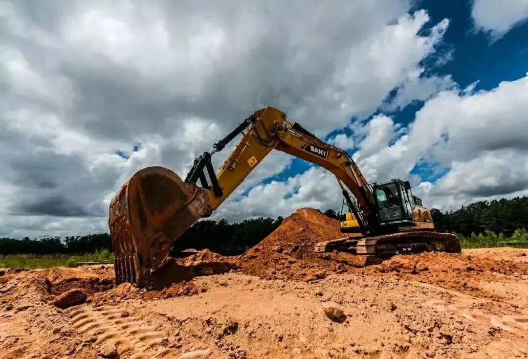 Digger excavation