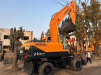 China Korea Used Hyundai Excavator for sale Second Hand R210w-9 Wheel 21950KW 21 Ton Jindongyu Machinery for sale