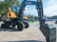 China Brand New Korea Hyundai Excavator HW60 6 Ton Wheel Jindongyu Machinery for sale