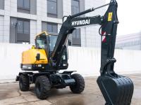 China 37KW Korea Hyundai Excavator HW60ECO Wheel Jindongyu Machinery for sale