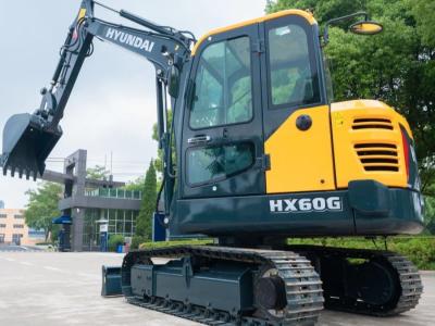 China Brand New Korea Hyundai Excavator HX60G Wheel Jindongyu Machinery for sale