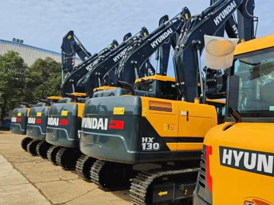 China EURO 5 Korea Hyundai Excavator HX130 Jindongyu Machinery 2200 KW/RPM for sale
