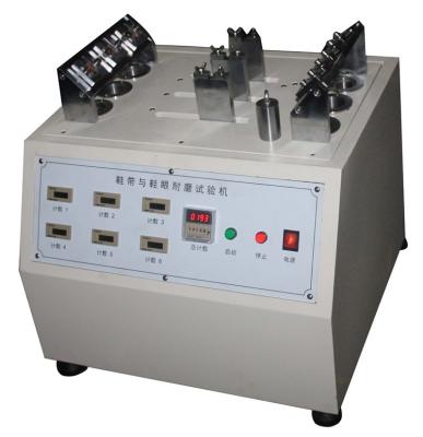 China ISO 22774 Shoelace Abrasion Resistance Tester With LCD Display for sale