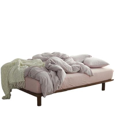 China Support Customized 100%Cotton Bedding Set Knitted Duvet Cover 2021 Best Seller Wholesale Bed Set for sale