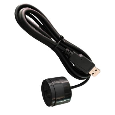 China IEC 62056-21 Optical Probe for Electricity Meters with RS232/USB Interface, 32mm Diameter, 1m Cable for sale