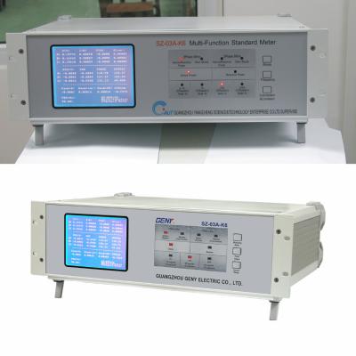 China SZ-03A-K6 Three Phase Reference Standard Meter with 0.05% Accuracy, 30-480V Range, and CE Certification for sale