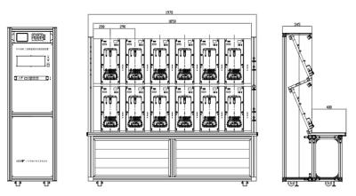 China GENY YC1893D-24-0.02-FX Stationary Meter Test Equipment with 0.02% Accuracy for Three-Phase Energy Meters for sale