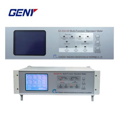 China SZ-03A-K6 High Precision Three Phase Energy Meter Calibrator 30V-480V Range 0.05% Accuracy for sale