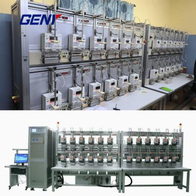 China Full Automatic Three Phase Meter Test Bench with ICT - 24 Positions, 0.05% Accuracy, 3x100A Current Output for sale