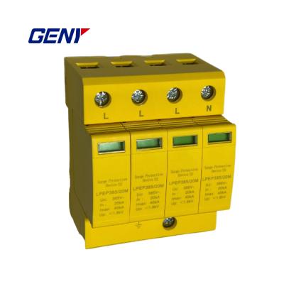 China LPEP 385/20M Series Surge Protective Device 385V Max Voltage 20kA Discharge Current DIN Rail Mount for sale