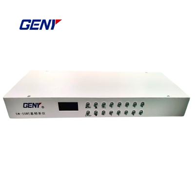 China SW-5D Time-Base Frequency Instrument with 7 Outputs 0.5Hz-2MHz and 0.05ppm OCXO Stability for sale