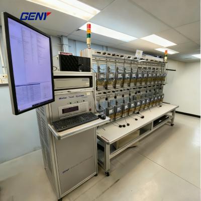 China High Stability Three Phase Programmable Meter Test Bench 0.05 Accuracy 6 to 48 Positions for sale